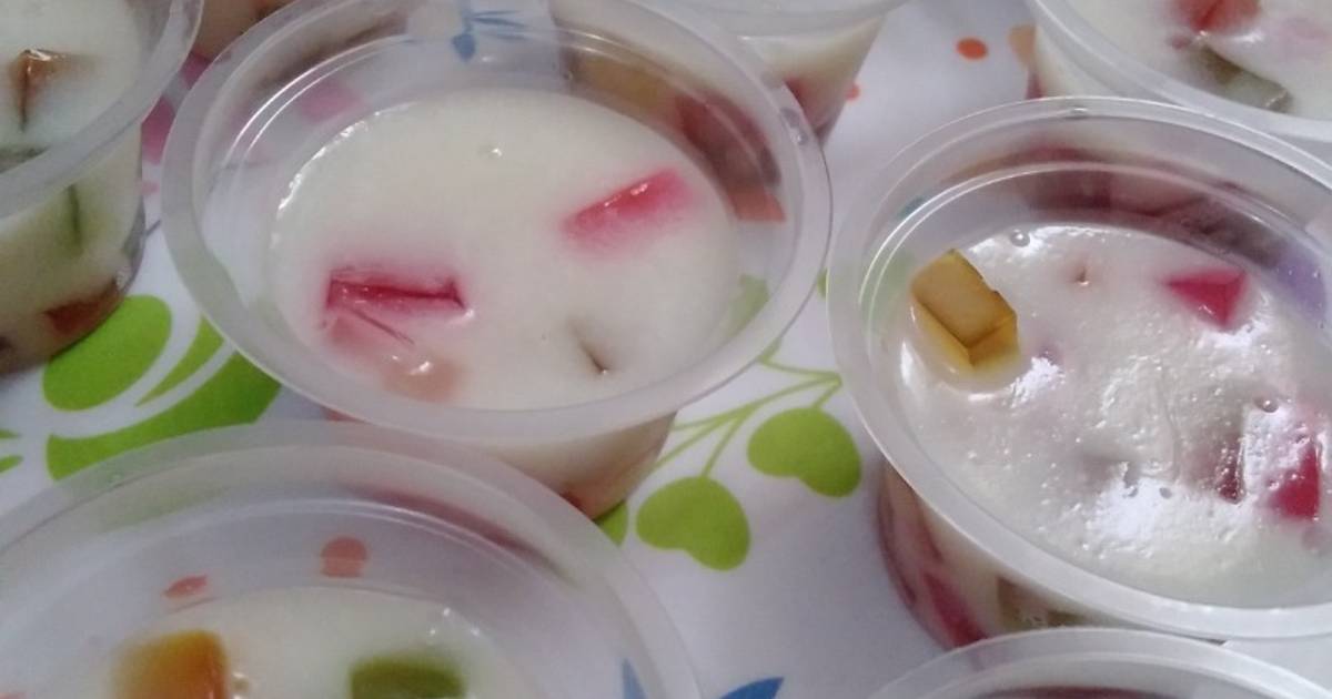 308 resep puding mozaik susu agar enak dan mudah - Cookpad