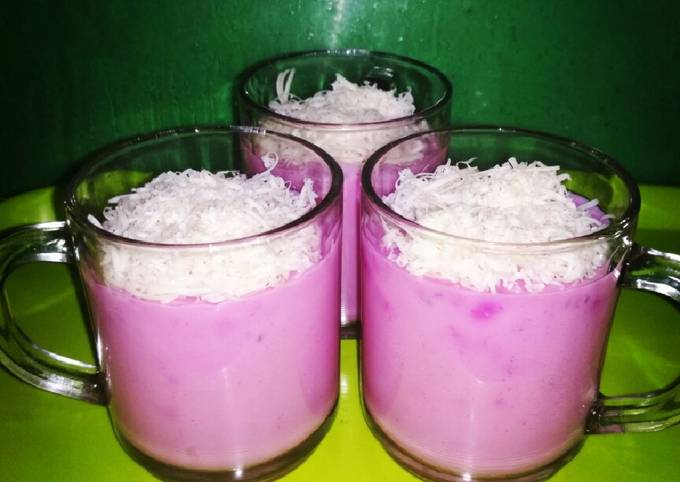 Resep Puyo pudding (buah naga) oleh Mak Minul - Cookpad