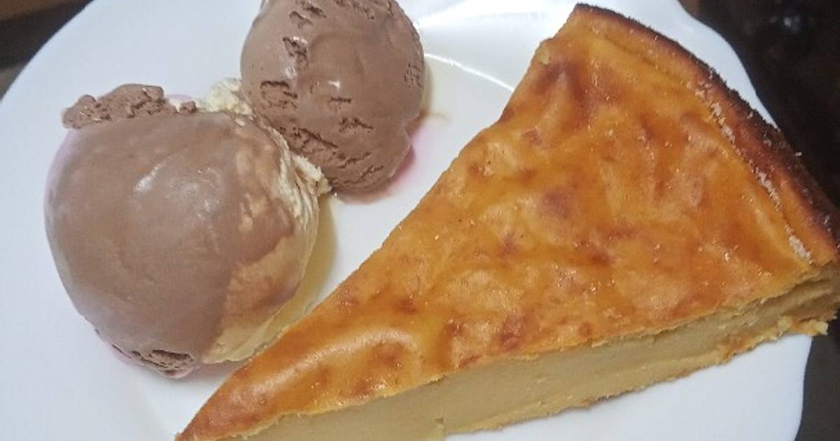 Tarta de manzana asada y flan con helado Receta de Ariel Santisteban ...