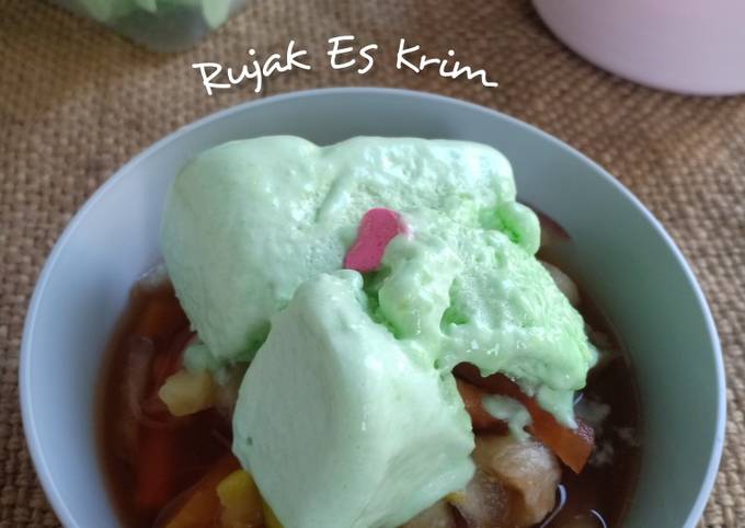 Resep Rujak Es Krim oleh 🌷Yulie Yuda Gunawan🌷 - Cookpad