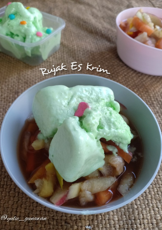 Resep Rujak Es Krim oleh 🌷Yulie Yuda Gunawan🌷 - Cookpad