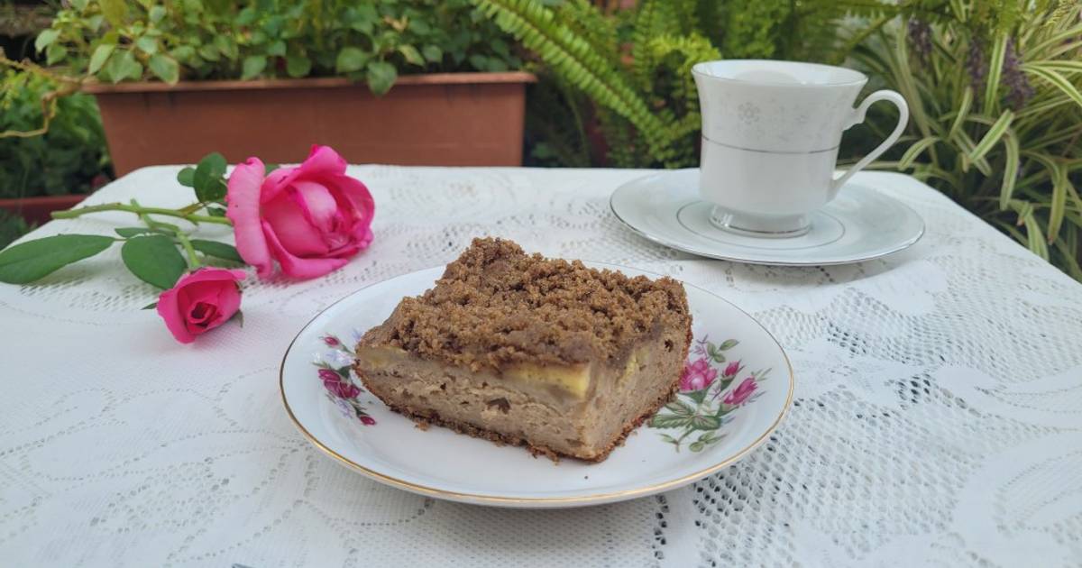 Torta De Banana Con Ricota Y Crumble Receta De Carolina Olivera G Cookpad