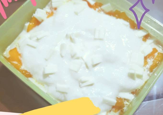Resep Snack MPASI : Mango Milk Cheese oleh Gisti - Cookpad