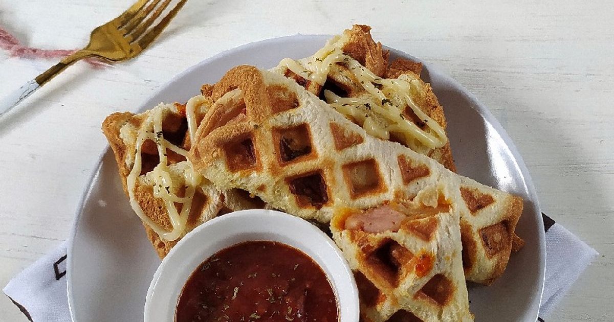 32 resep waffle gulung enak dan mudah - Cookpad