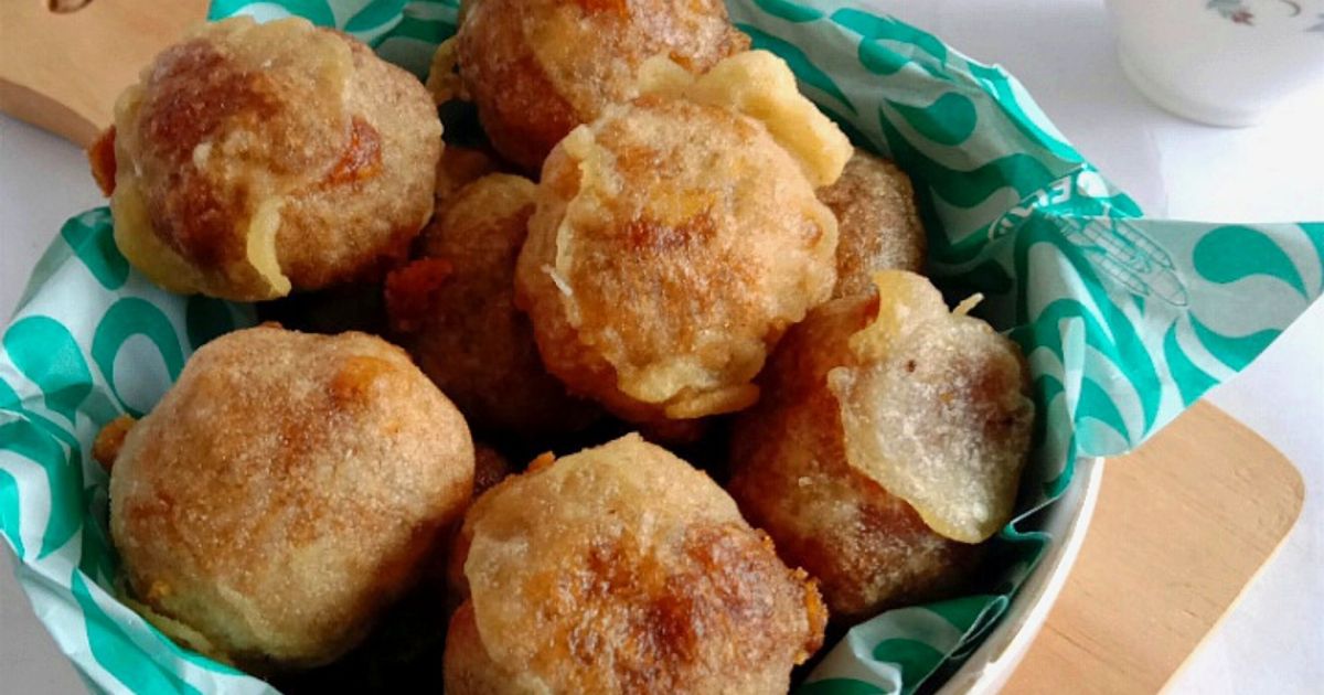 Resep kue taraju pakai tepung terigu rumahan enak dan mudah - Cookpad