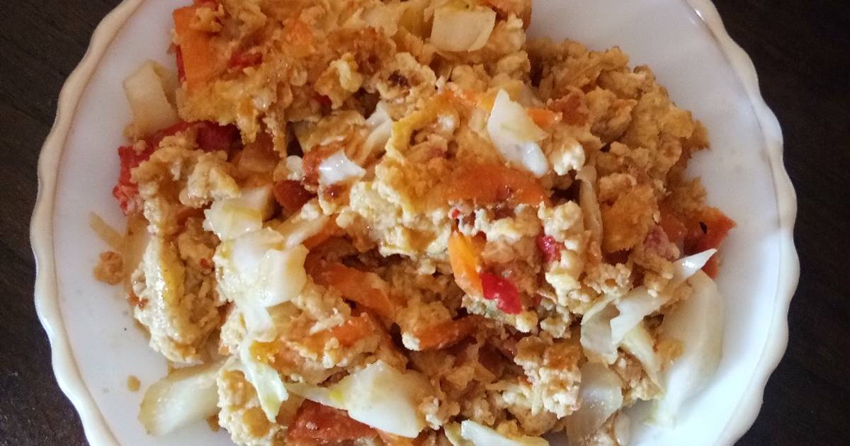 77 resep tumis kol telur orek enak dan mudah - Cookpad