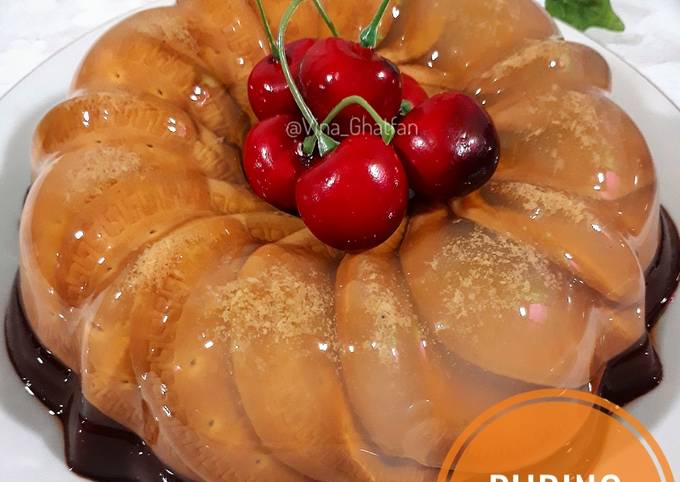 Resep Puding Marie Regal oleh vina ghatfan - Cookpad