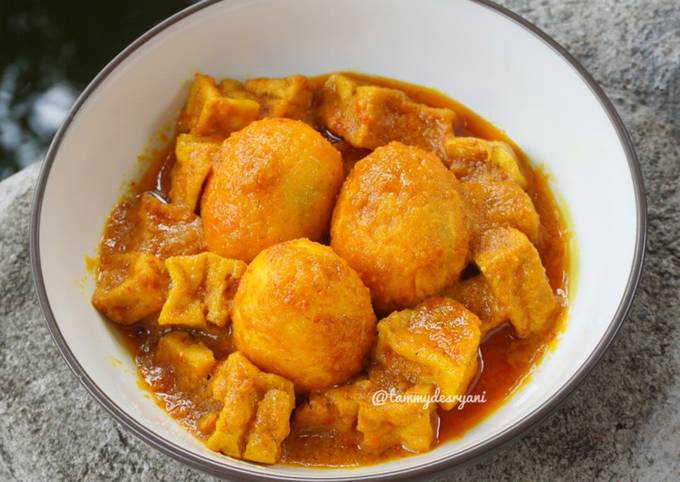 Resep Gulai Telur dan Tahu oleh Tammy Desryani - Cookpad