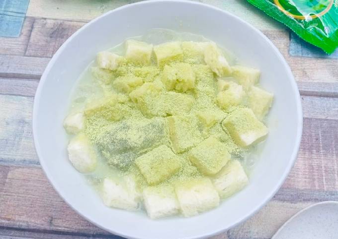 Resep Es Roti Tawar Matcha Latte oleh Widjie Astuti - Cookpad