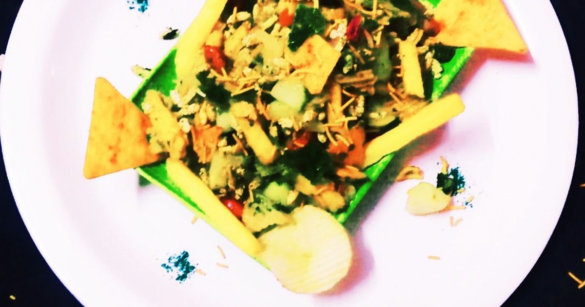 #Any Types Of Chips Chatpati Chaat Bhel Recipe by Shivani gori - Cookpad