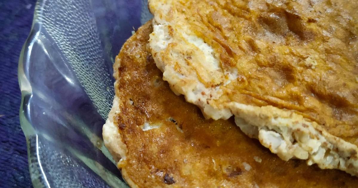 Leftover Rice banana pancakes Recipe by Vertika Tyagi - Cookpad