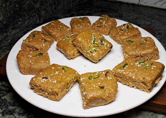 (sesame peanuts mawa burfi) Recipe by Archana Devi ( Chaurasia) - Cookpad