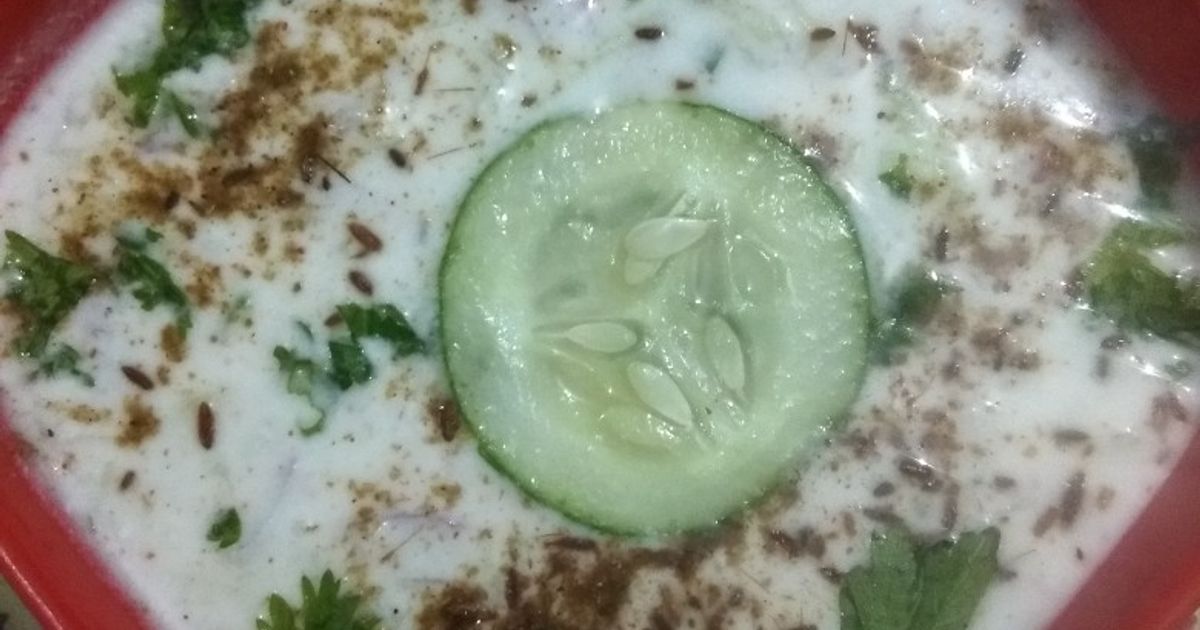 Cucumber Raita Recipe By Sunita Mehta