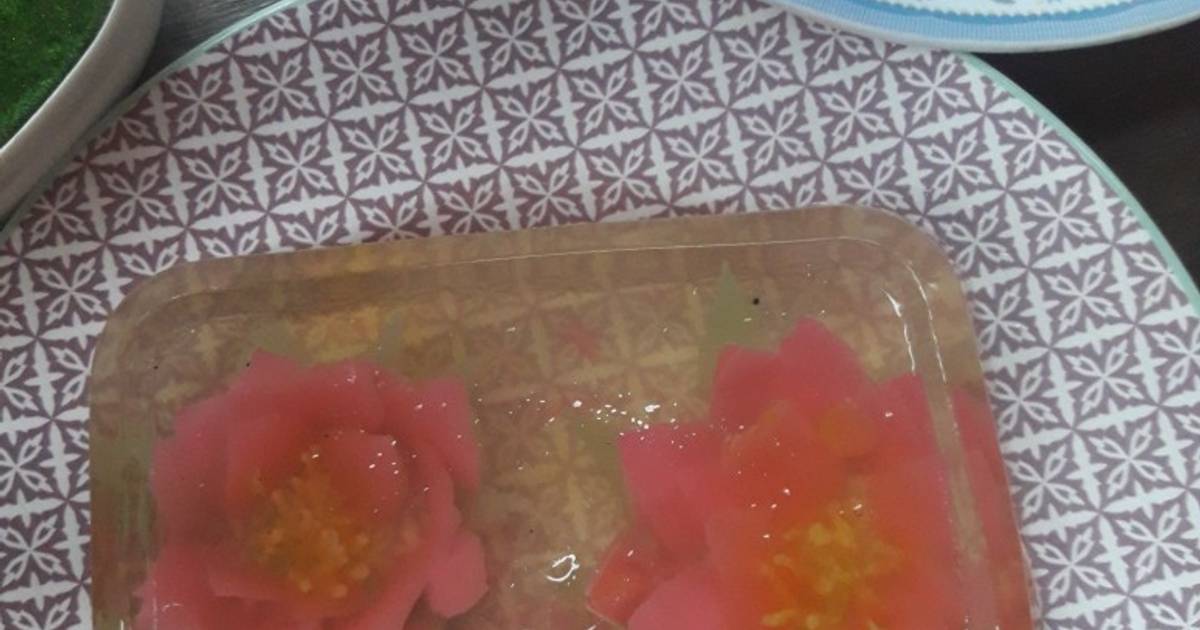 Resep Puding art flowers oleh Eka indah winarsih - Cookpad