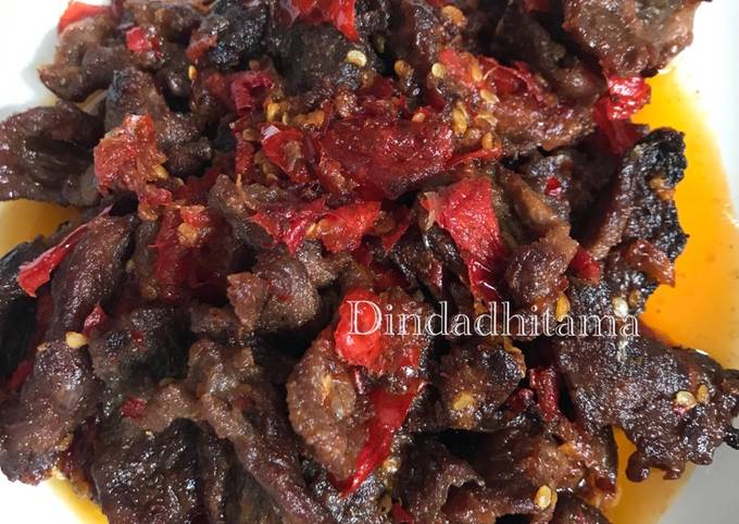 Resep Dendeng Balado basah oleh Dinda Tresna Adhitama - Cookpad