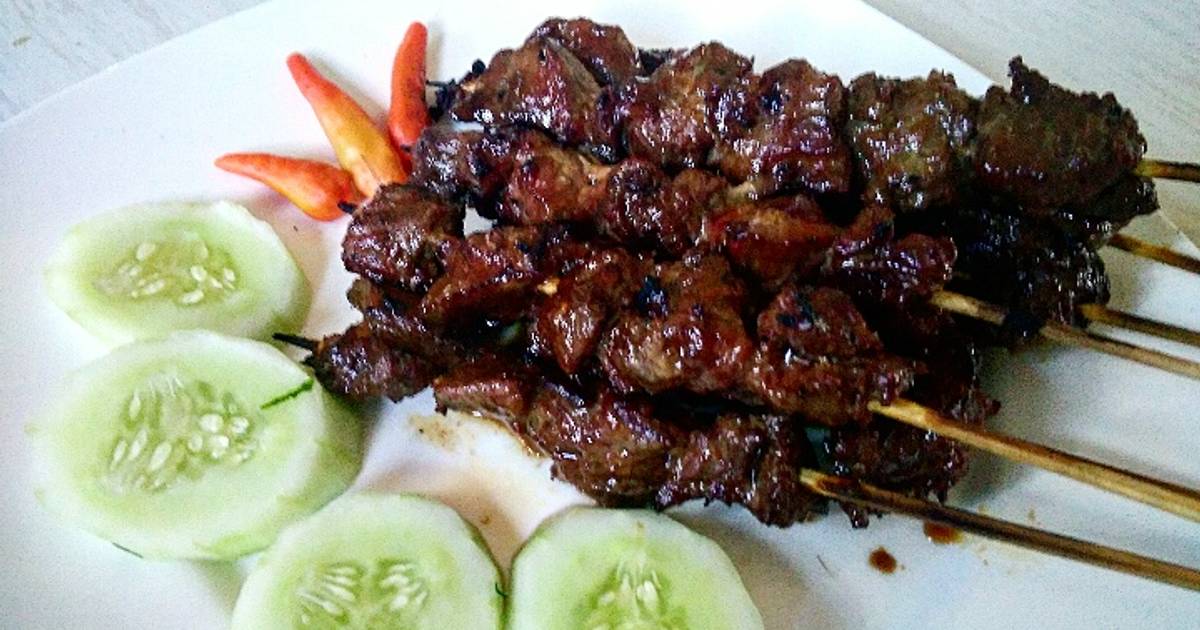 Resep Sate Sapi Juicy oleh Mufahkitchen - Cookpad