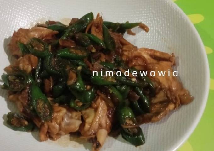 Resep Ayam Cabe Ijo Oleh Wawia Ni Made Cookpad
