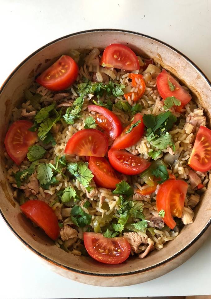 Turkey Pilaf Recipe by John A - Cookpad