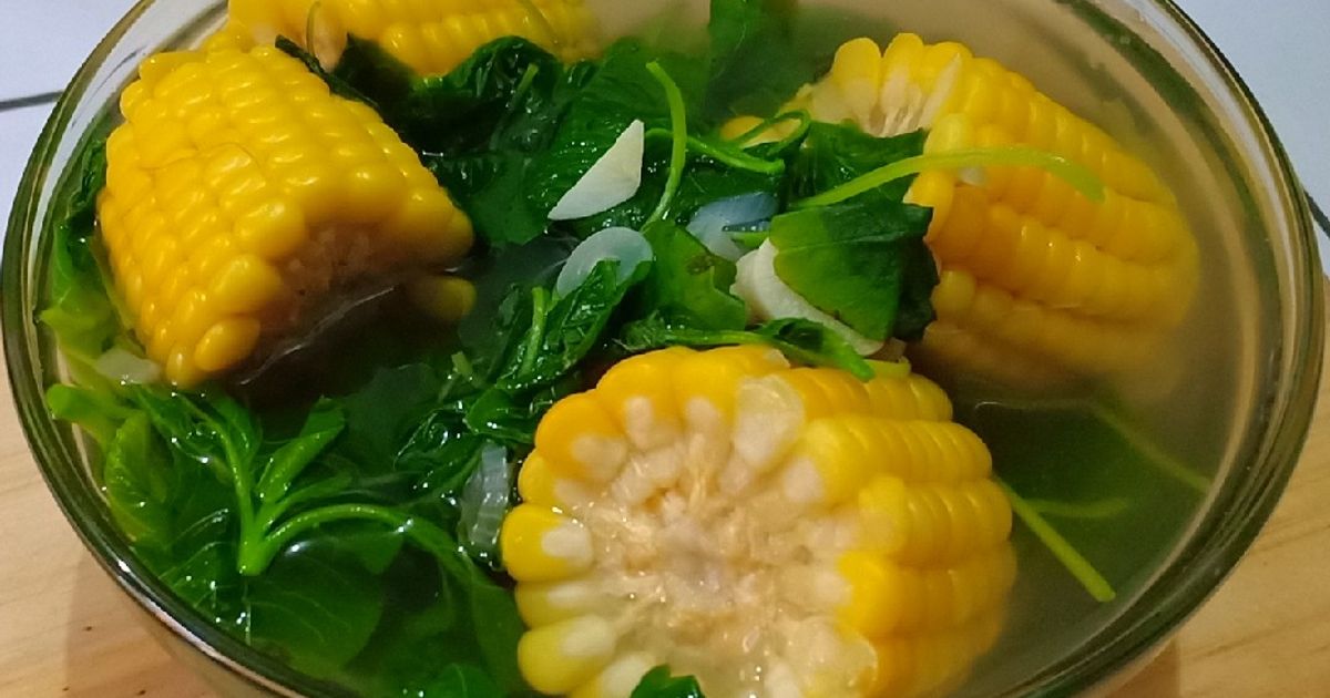 Resep sayur bayam bening dan jagung rumahan enak dan mudah - Cookpad