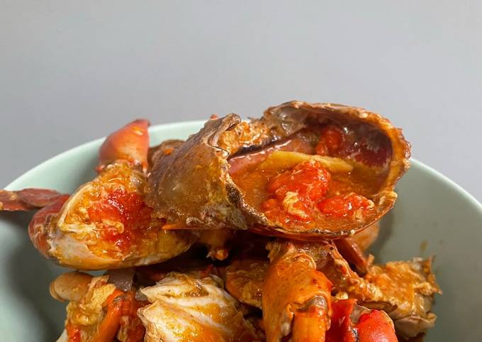 Resep Kepiting Saus Padang Simple oleh sally angelina - Cookpad