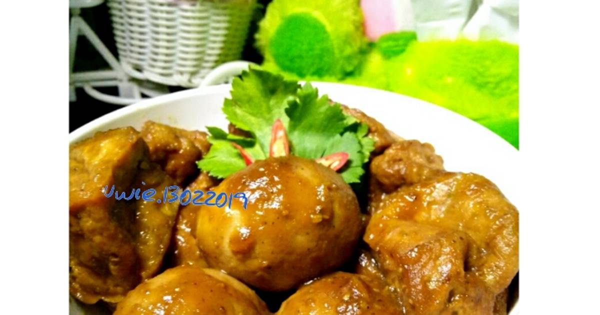Resep Semur telur tahu oleh Pawon Dhenok - Cookpad