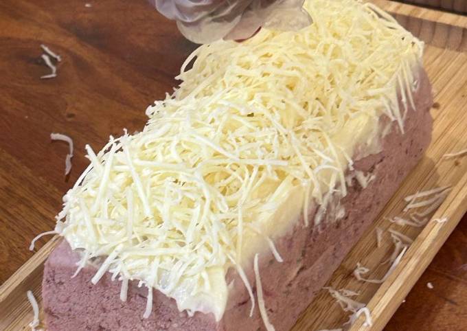 Resep Taro steam cheese cake oleh Chef Anto - Cookpad