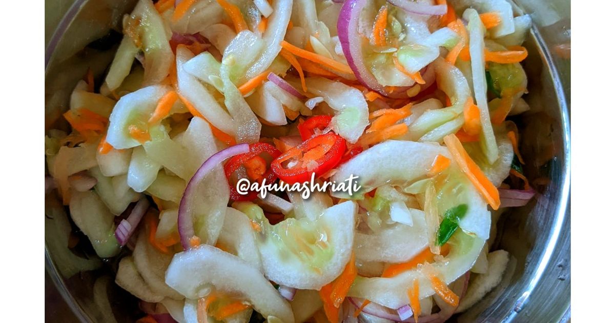 Resipi Acar Timun Hijau Tua oleh aFun ashriati - Cookpad