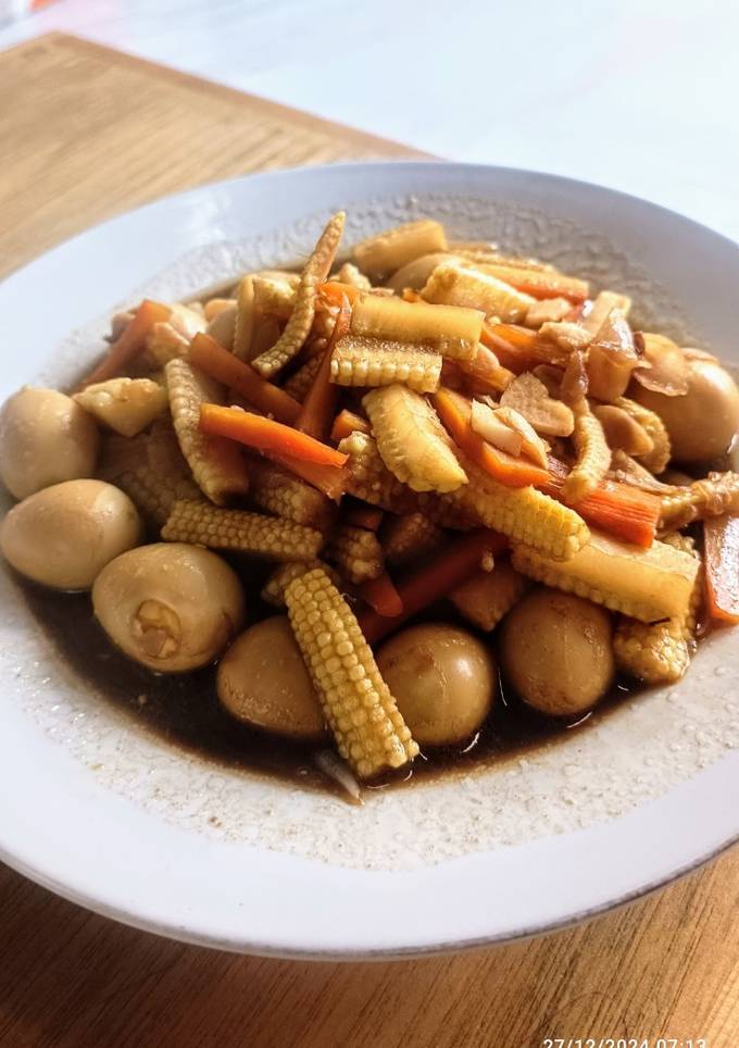 Resep 131. Tumis Putren Wortel Telur Puyuh oleh Hani Mulia - Cookpad