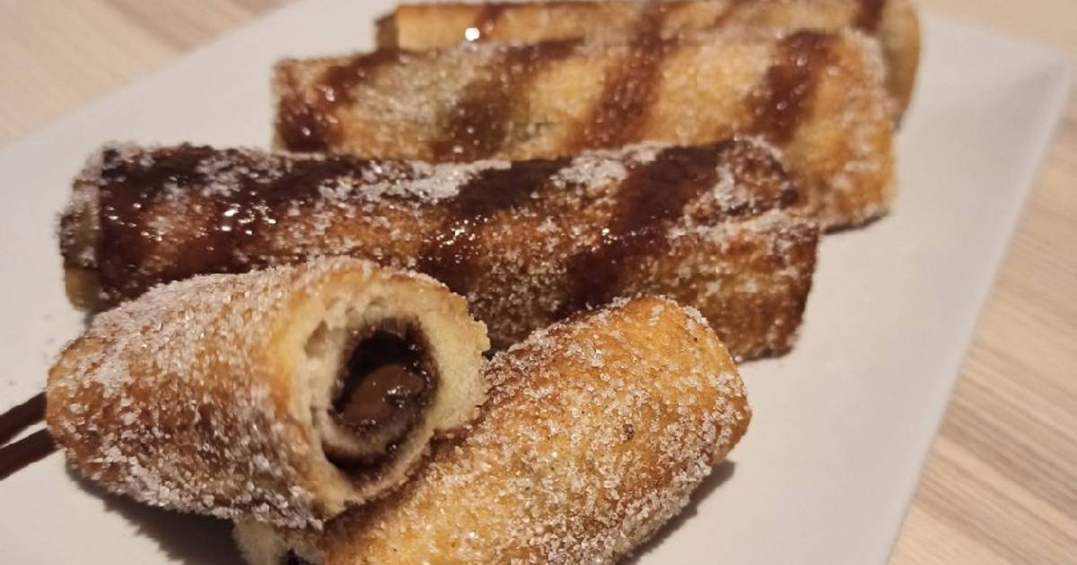 Rollitos de Nutella y / o Lotus 😋 Receta de Amanda Perez 🧁- Cookpad