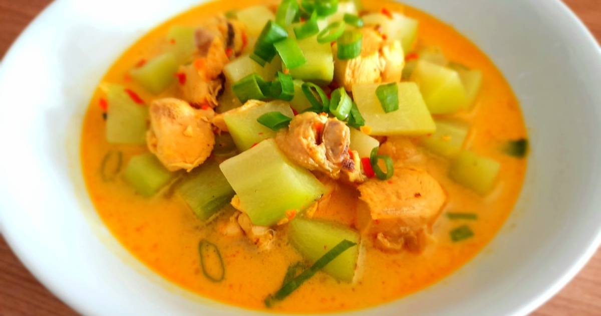 376 resep sayur lodeh labu siam ayam enak dan mudah - Cookpad