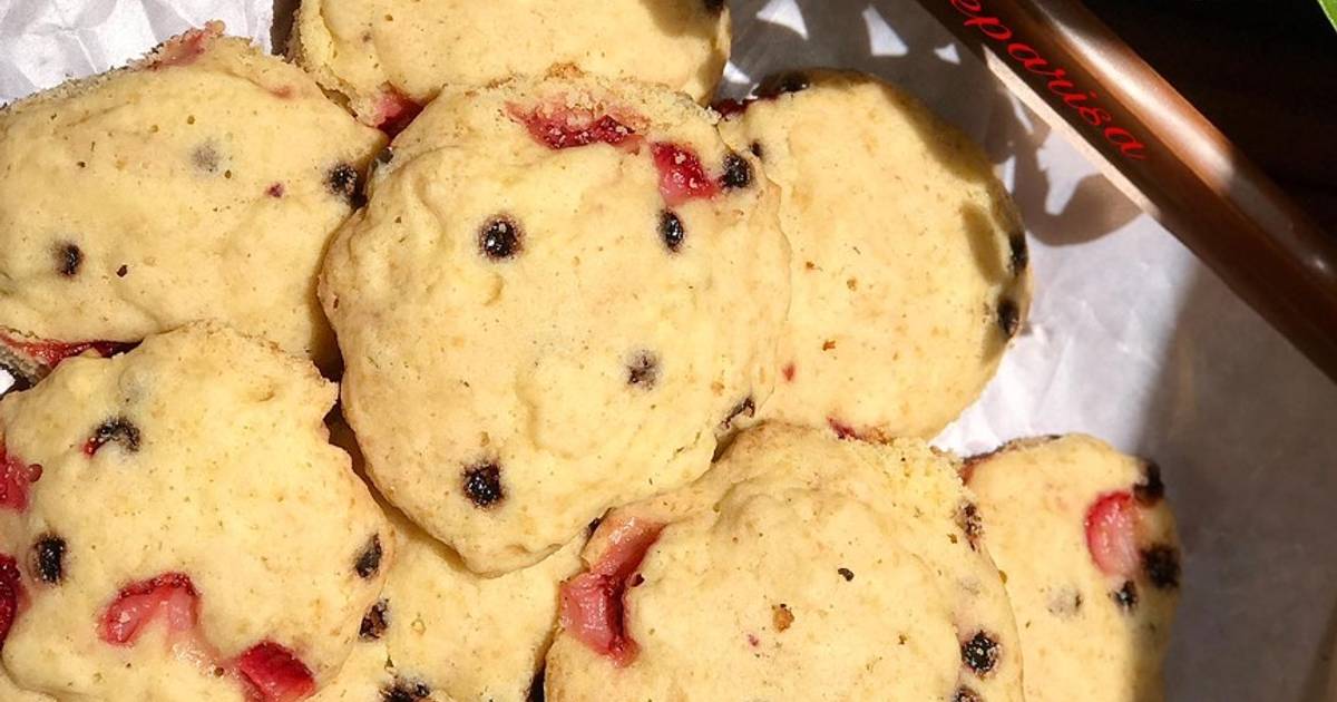 طرز تهیه کوکی توت‌فرنگی ساده و خوشمزه توسط پریساparisa - کوکپد
