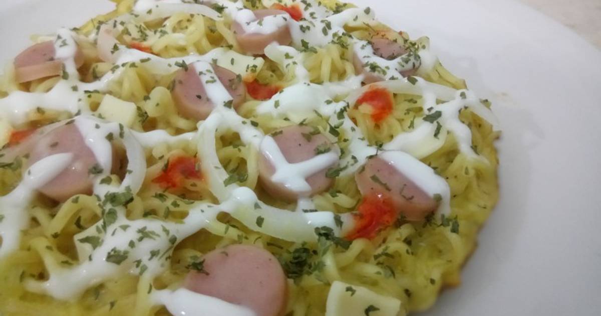 554 resep pizza mie indomie telur enak dan mudah - Cookpad