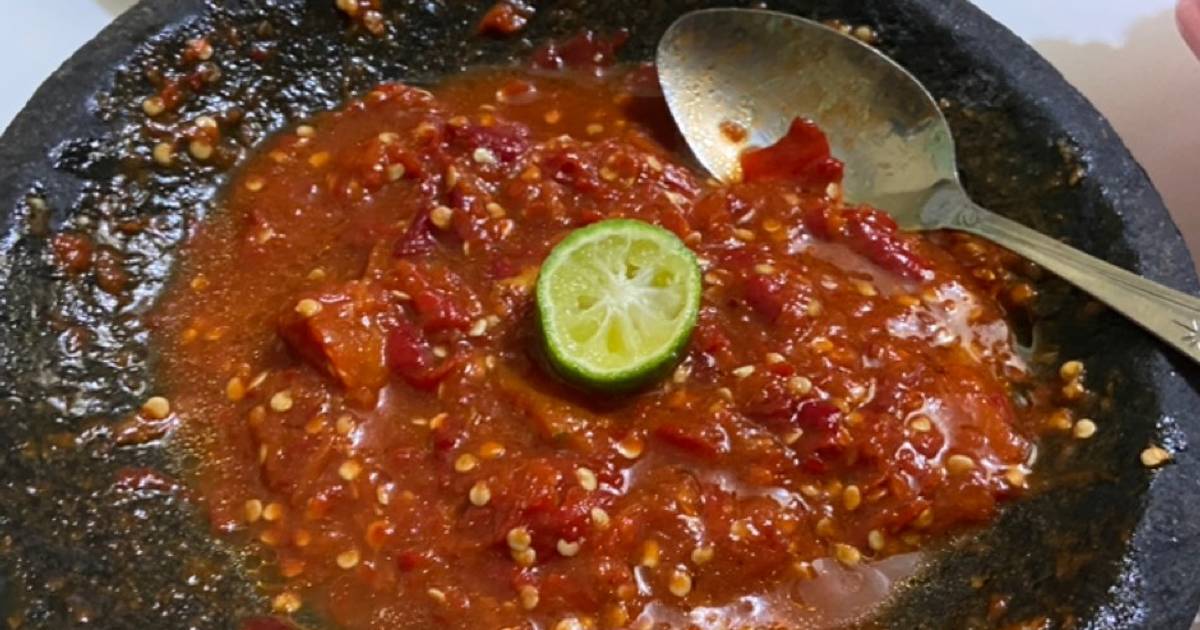 100 resep sambal tempong enak dan mudah - Cookpad