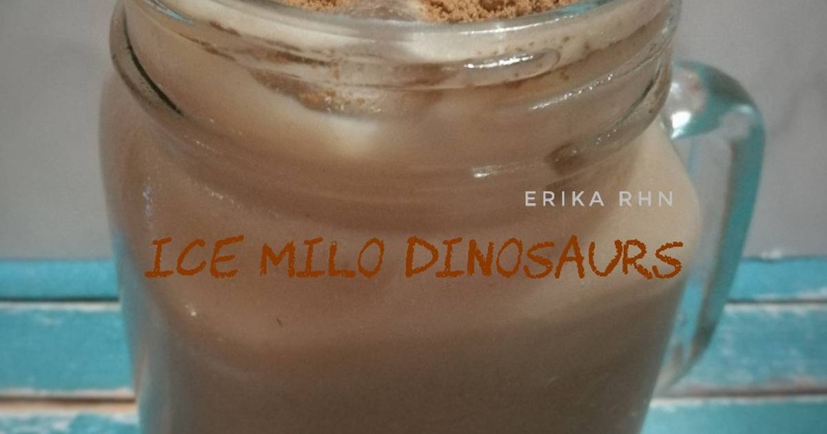 Resep Ice Milo Dinosaurs oleh erika rhn - Cookpad