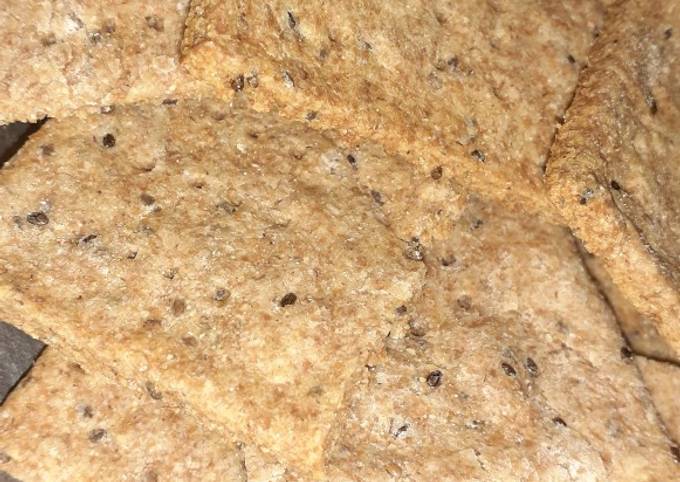Crackers integrales con semillas Receta de la Belen- Cookpad