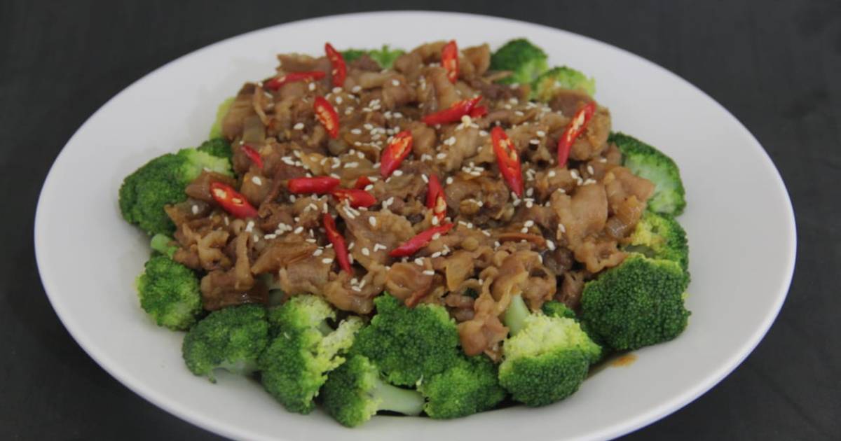 Resep Cah Brokoli sapi teriyaki ala resto oleh zHa Lim - Cookpad