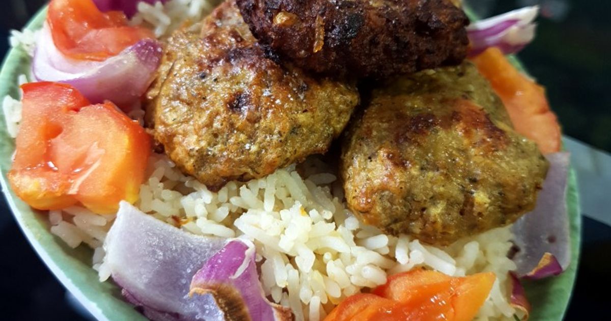 Oven Grilled Kofta With Butter Rice Recipe By همس