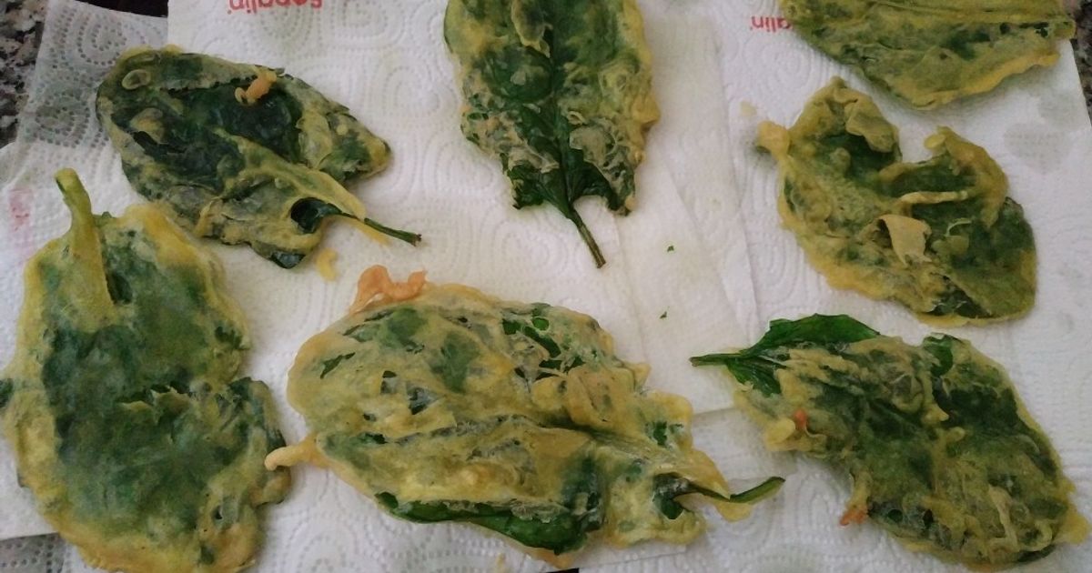 Resep Bayam Goreng Tepung/Kripik Bayam/ Fried Spinach oleh LinaS ...