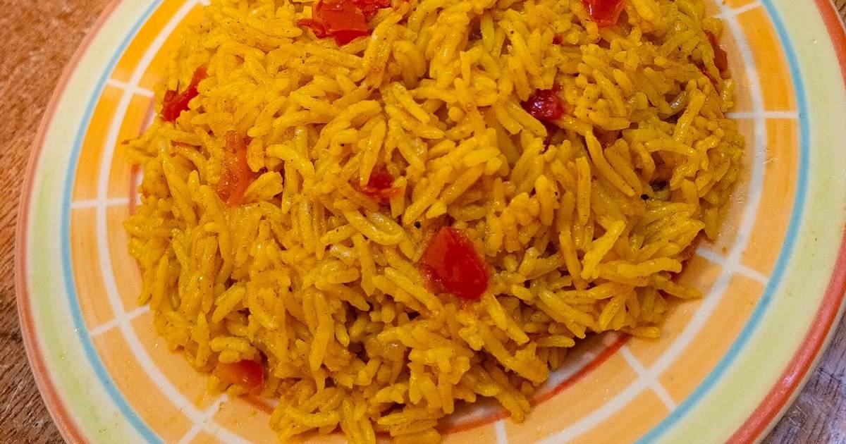 طريقة عمل كبسة رز بالبندورة (نباتية) على اصولها بطريقة سهلة وسريعة من ...