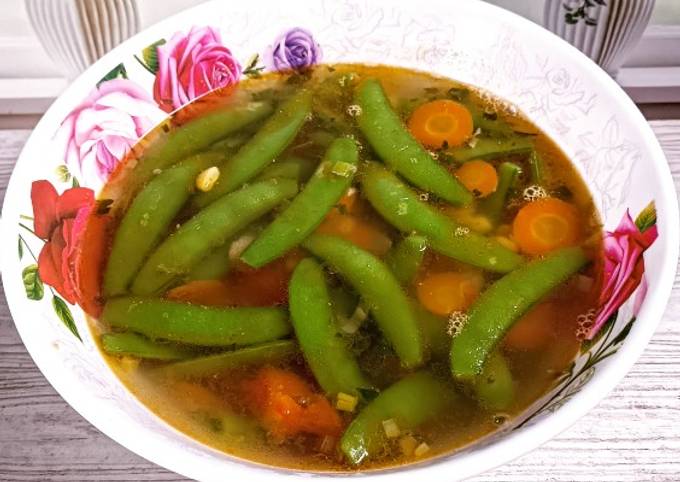 Resep Sup Kacang Kapri Manis oleh Scholastica F Mustikawati - Cookpad