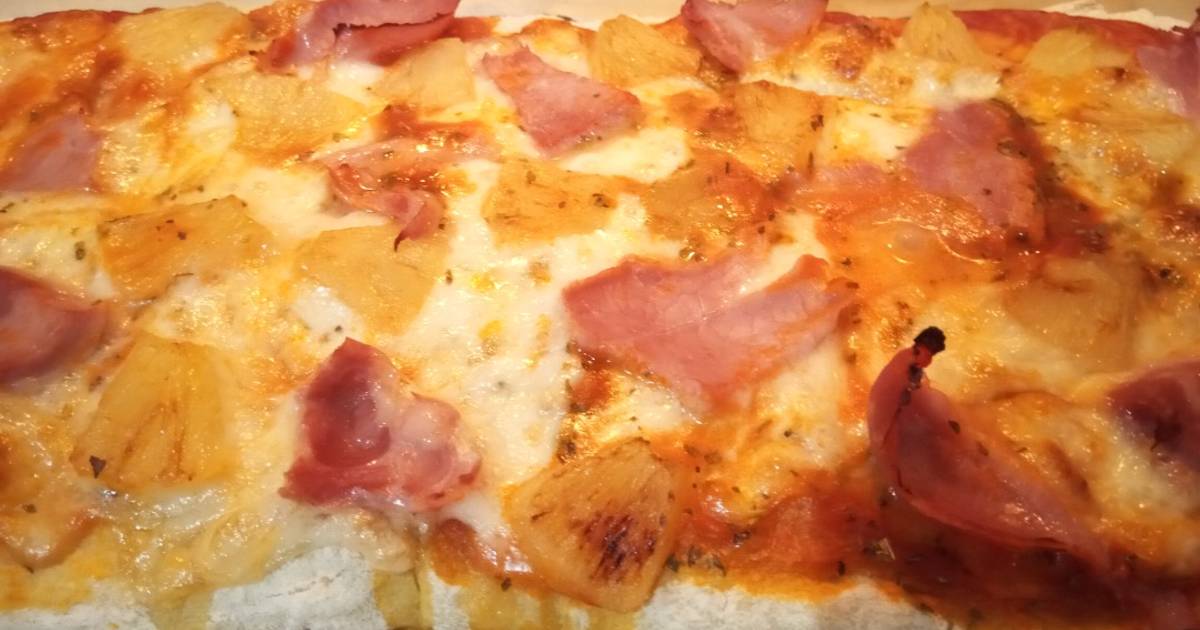 Pizza de piña - 89 recetas caseras - Cookpad