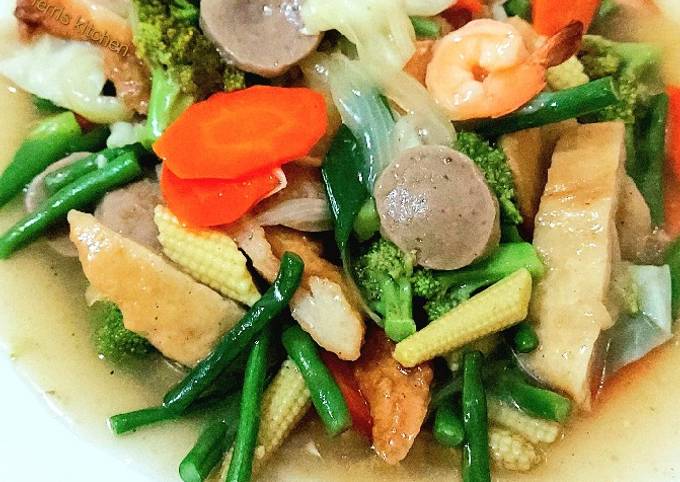 Resep Capcay Goreng ala Solaria oleh Ferris Kitchen 🍛 - Cookpad