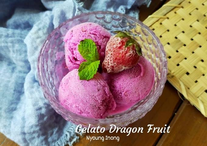 Resep Gelato Dragon Fruit oleh Ika Mahendra Moenif - Cookpad