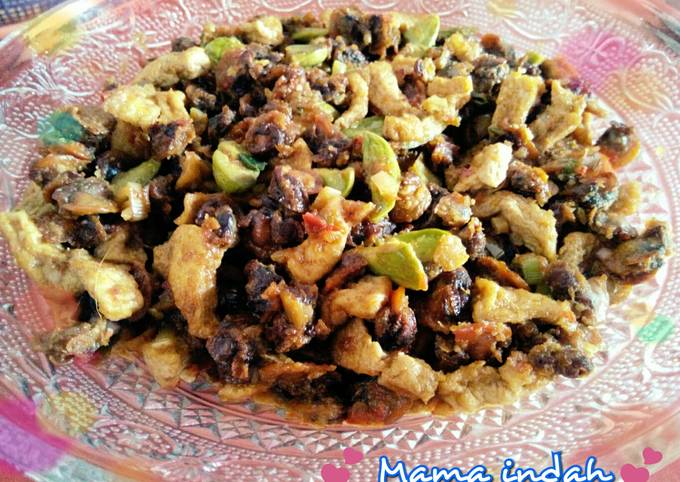 Resep Sambal Goreng Kerang Tahu Pete oleh Ghania.02 - Cookpad