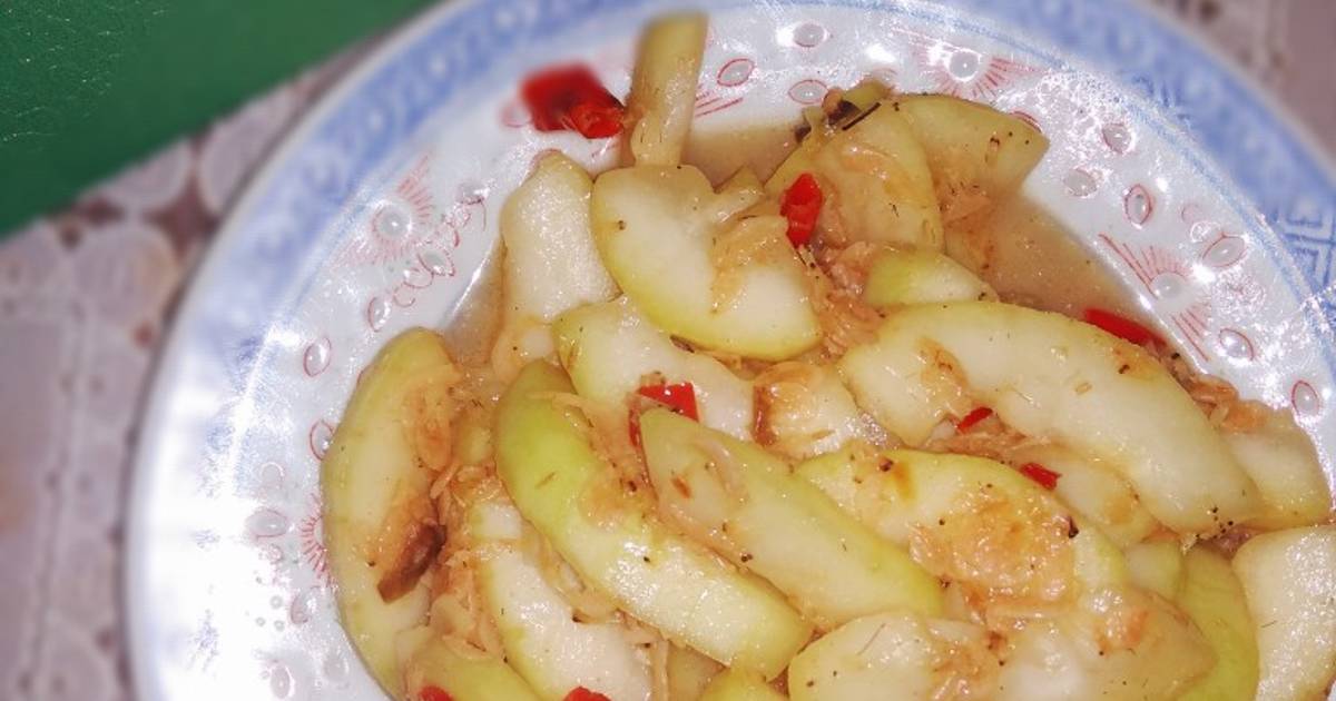 Resep Tumis labu air udang ebi oleh 🍒Maa_Zhy🍒 - Cookpad