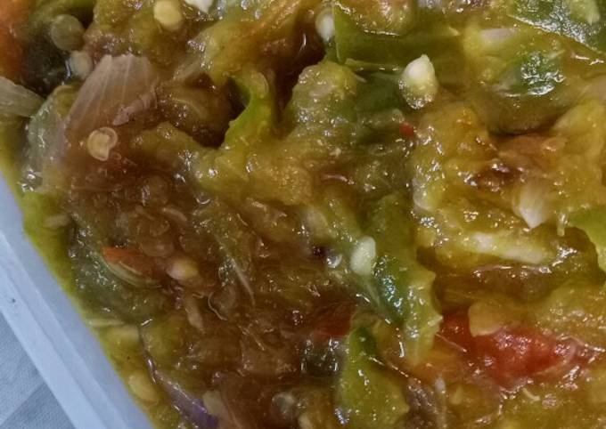 Resep Sambal Ijo oleh Dhedhe || Mamozaf_Kitchen - Cookpad