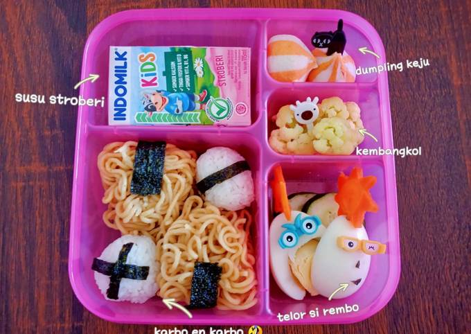 Resep Bento Sekolah Random oleh Noya Vlog - Cookpad