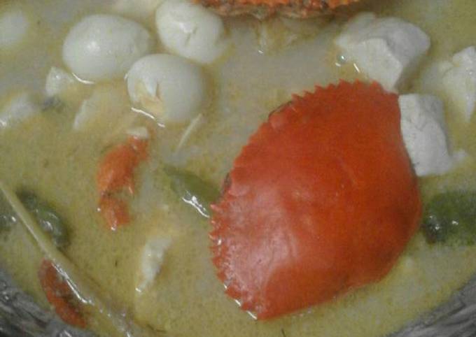 Resep Kare kepiting telur tahu oleh Lela Triana - Cookpad