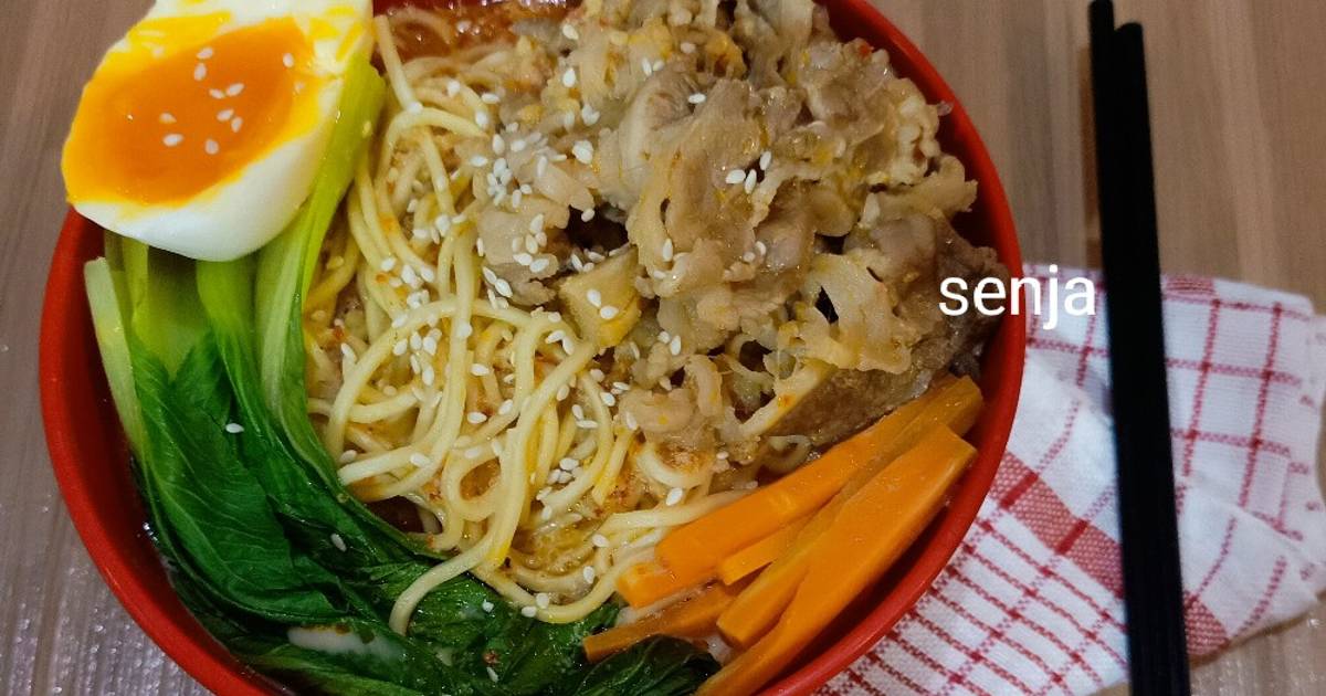 546 resep mie ramen pedas ala ala enak dan sederhana ala rumahan - Cookpad