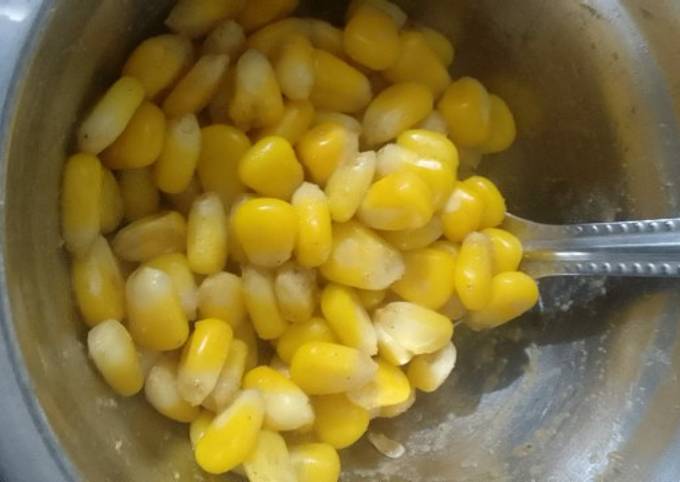 Masala corn chat Recipe by Himanshi - Cookpad